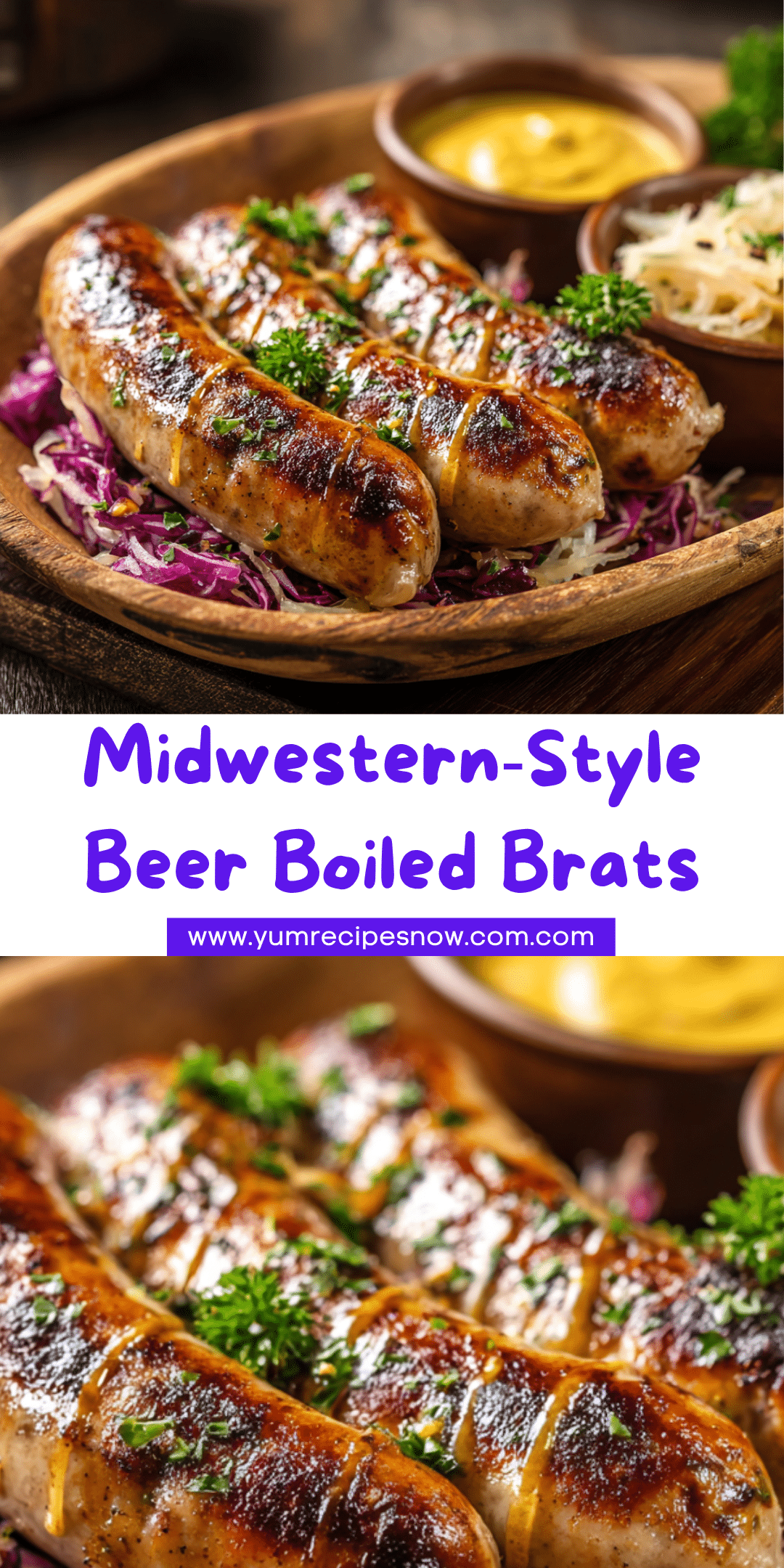 Midwestern‑Style Beer Boiled Brats – Yum Recipes Now